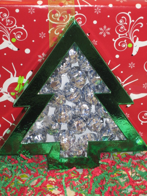 Christmas Tree Gift Box - Milk Chocolate Cordial Cherries Sugar Free